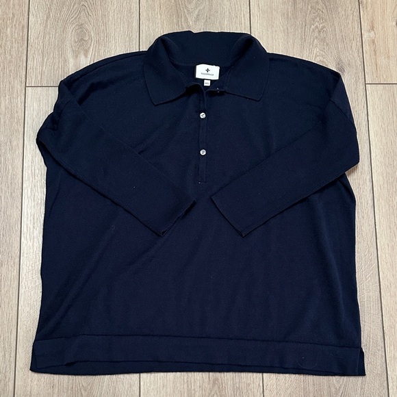 Tuckernuck | Sweaters | Tuckernuck Polo Sweater Navy Never Worn | Poshmark